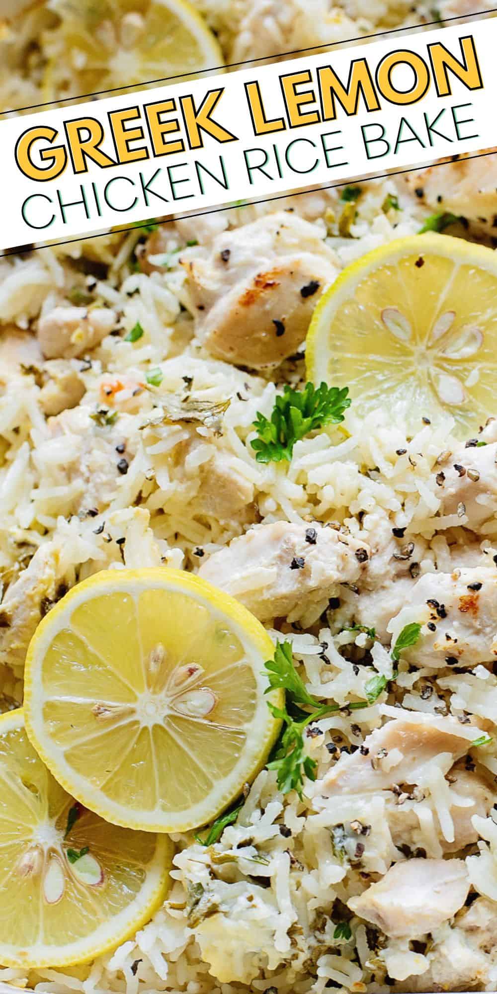 Lemon Chicken & Rice Casserole