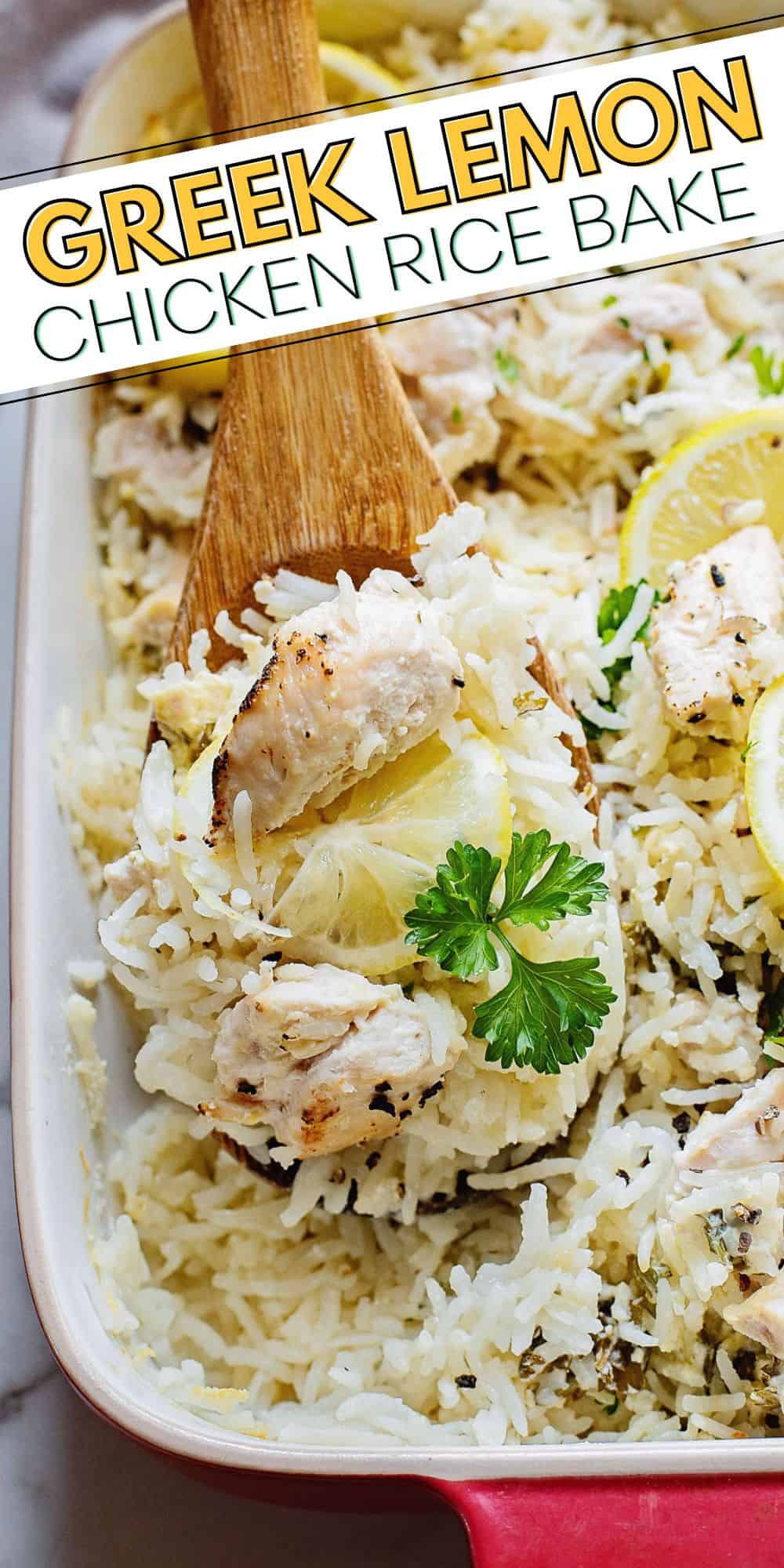 Lemon Chicken & Rice Casserole