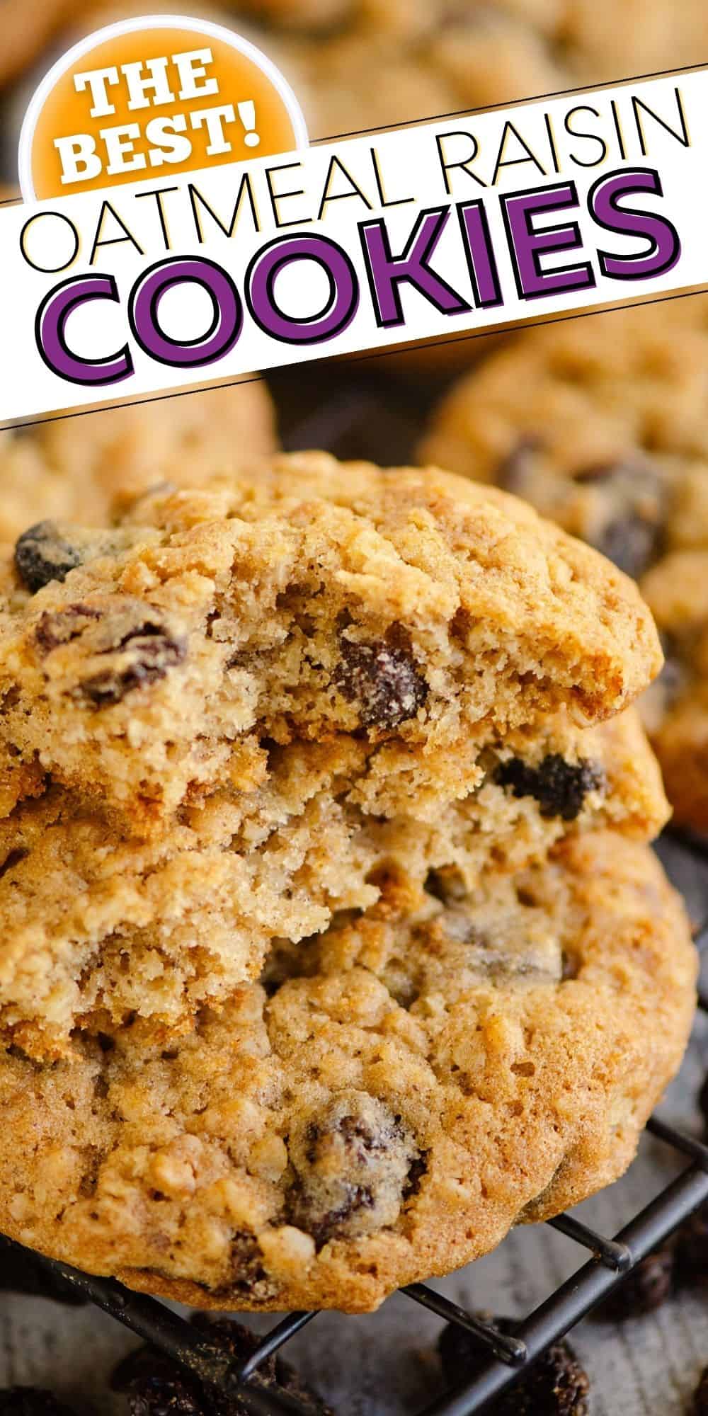 Best Oatmeal Raisin Cookies
