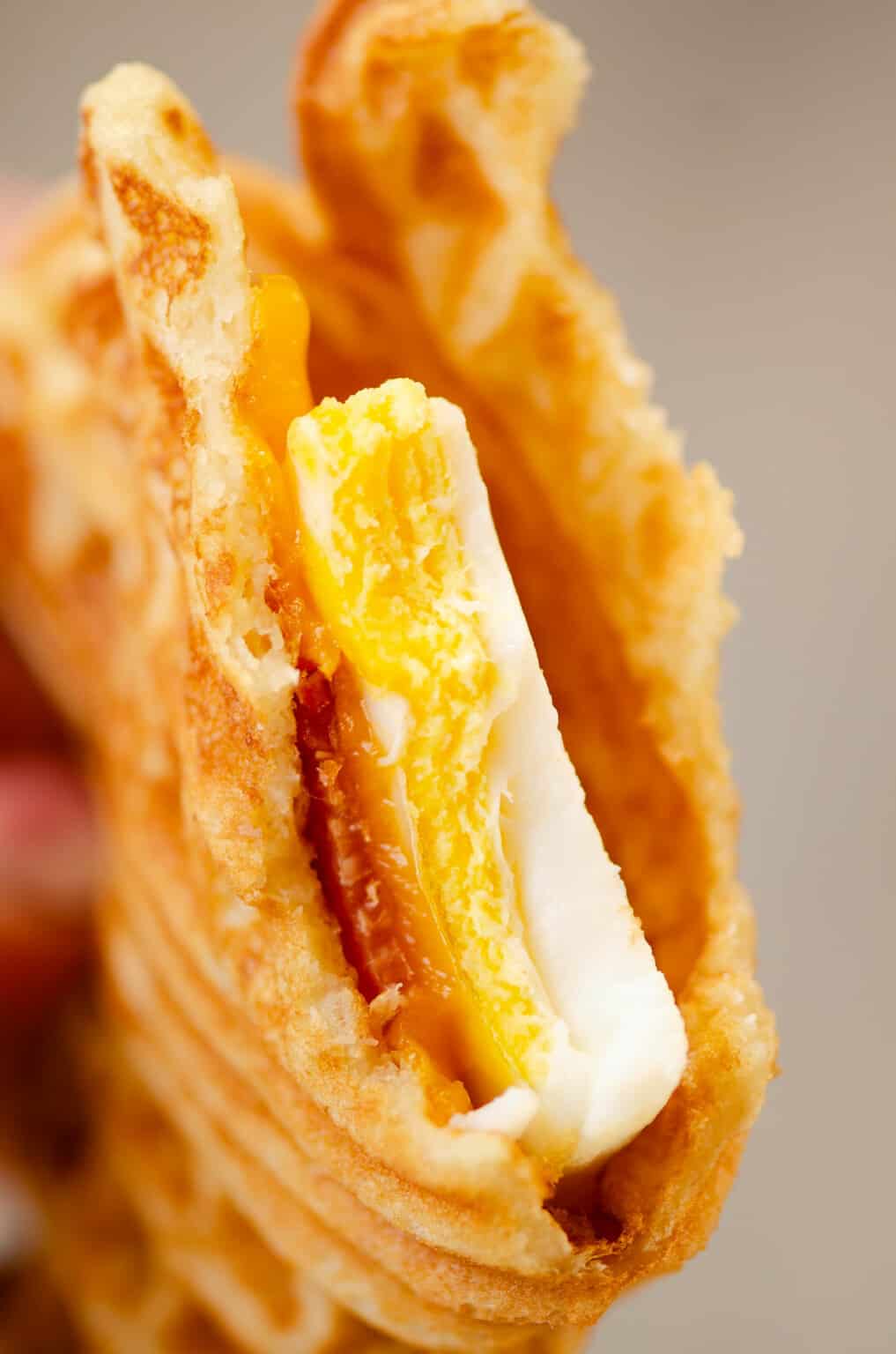 Freezer Waffle Breakfast Sandwiches